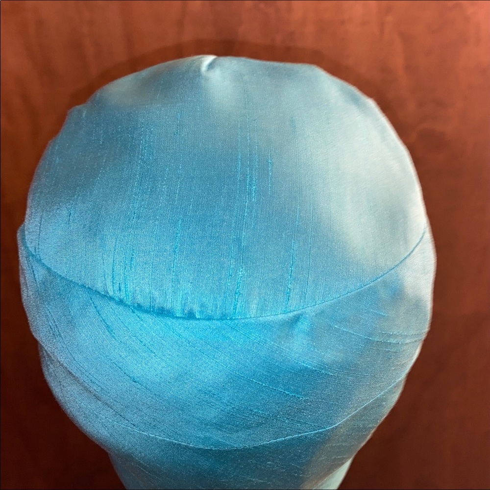 20s Turban Flapper Silk Gatsby Hat W/ Union Label - Gem